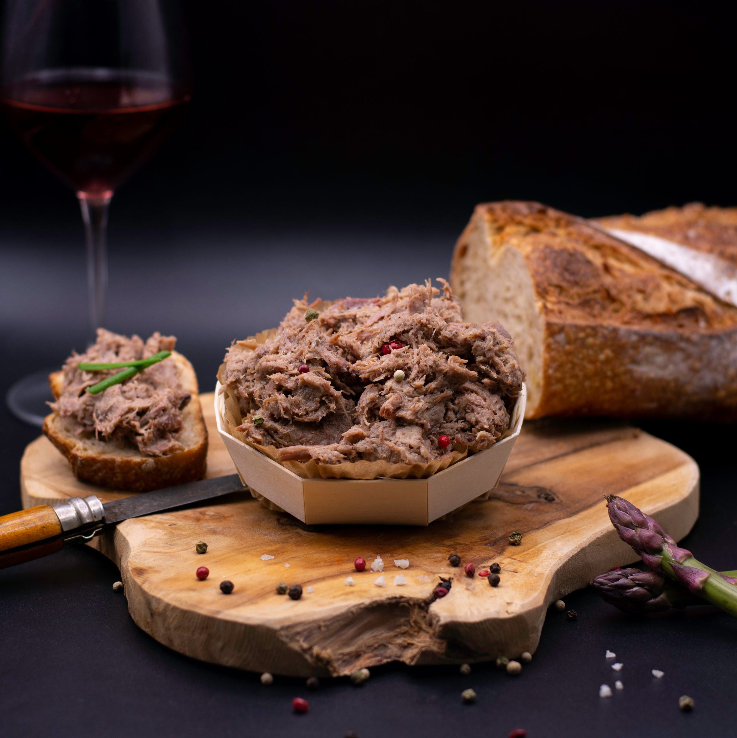 Rillettes de canard (le pot) - La Ferme du Périgord Noir